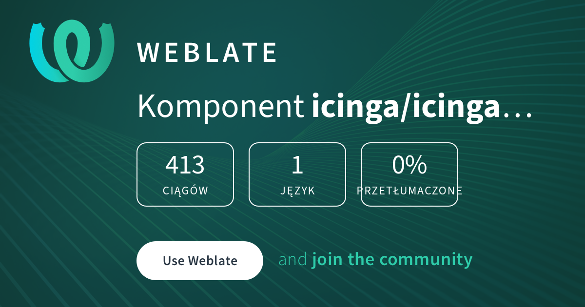 icinga/icinga-kubernetes-web — Polish @ Translate Icinga